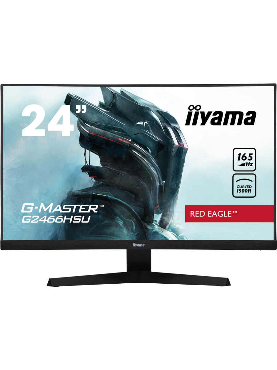 23.6 Монитор Iiyama Red Eagle G2466HSU-B1 23.6 VA 165 Гц 2xHDMI 1xDP изогнутый экран