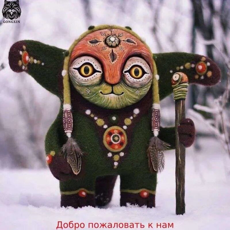 Статуэтка Бинокулярная двухугольная станция, высота 10 см, длина 10 см