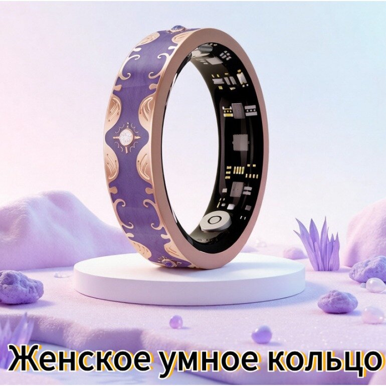 Женское кольцо JITE, с бриллиантовым дизайном, водонепроницаемое, мониторинг сна и пульса, IP68