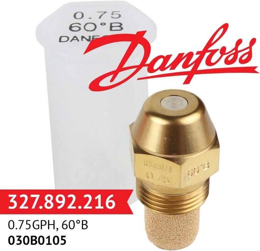 Топливная форсунка Danfoss 0.75GPH,60В 030B0105