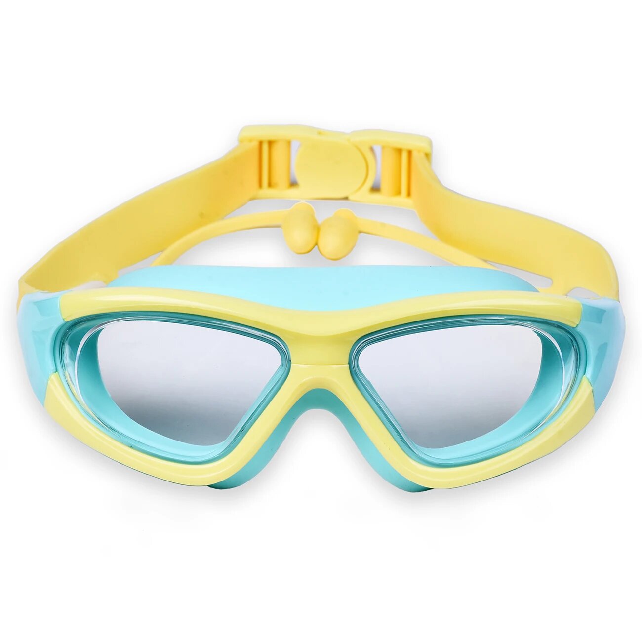 Детские очки для плавания синие Yellow