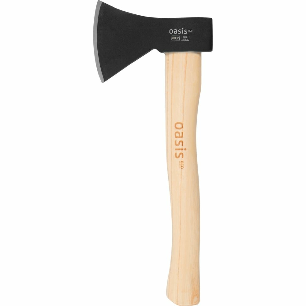 Топор OASIS с деревянной рукояткой Eco 800 г 103010401002