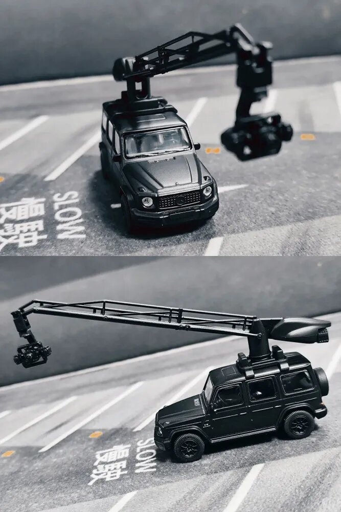 Pop Race 1:64 Mercedes-Benz G63 U crane car Коллекционная машинка