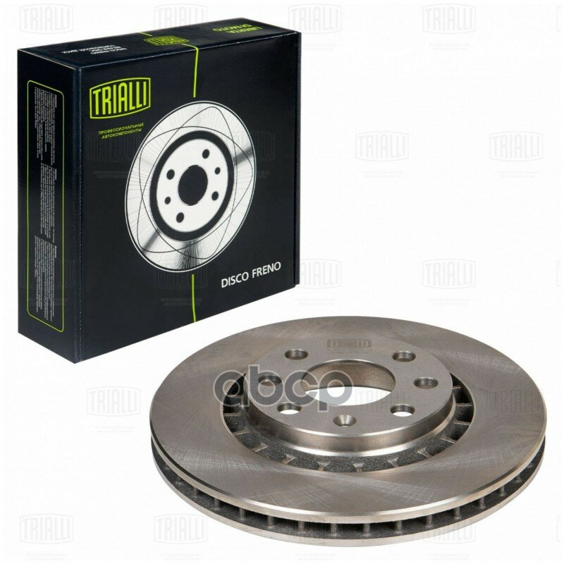 Диск торм. для а/м Daewoo Nexia (95-)/Lanos (02-) DOHC перед. d=256 (DF 051102) Trialli арт. df-051102