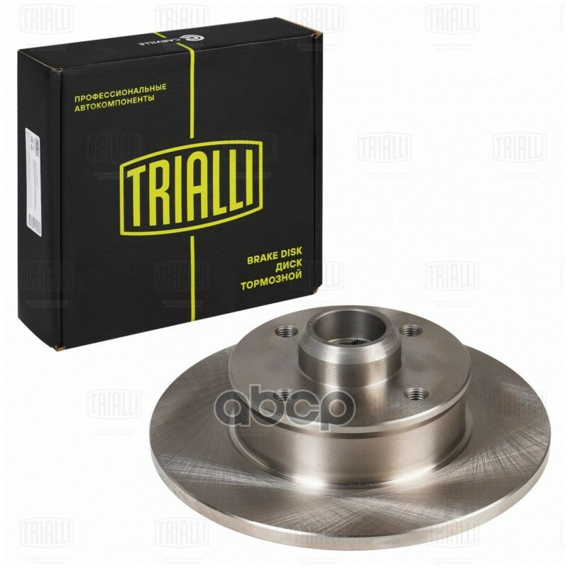 Диск торм. для а/м VW Golf III (91-)/Polo (95-) зад. d=226 (DF 190311) Trialli арт. df-190311