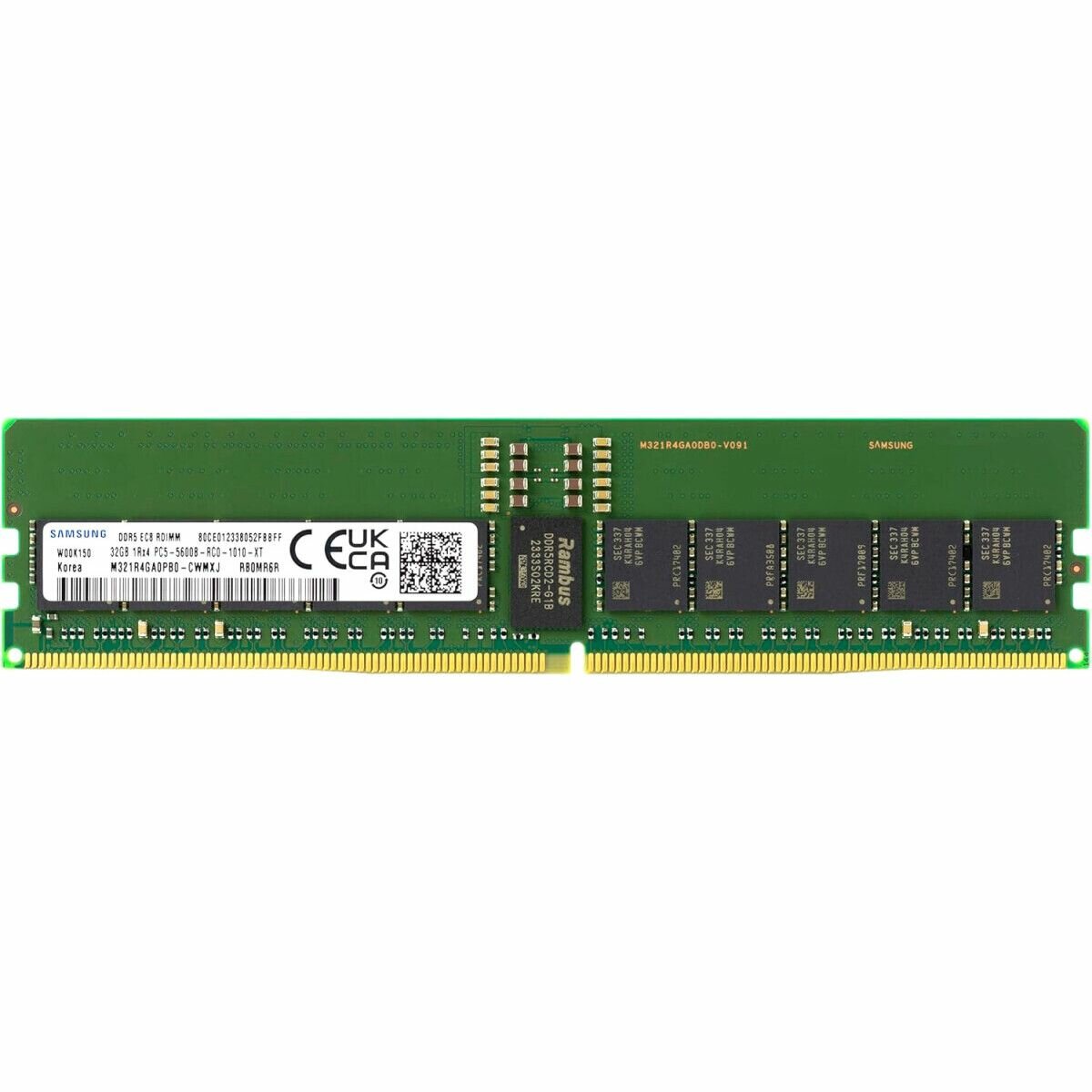 Оперативная память Samsung, DDR5, 32 GB (1x32 GB), 5600 MHz, CL40, ECC, RDIMM