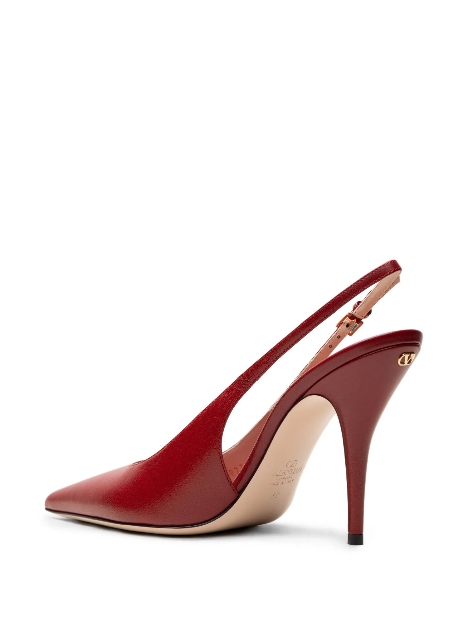 Туфли Valentino Pointed-toe pumps, размер 39, красный — фото 1