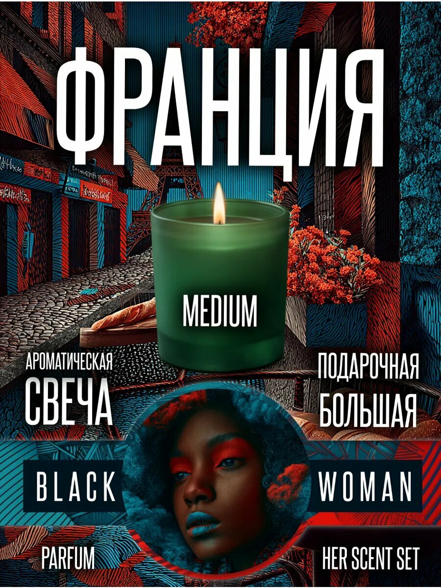 Свечи ароматические в форме Франция стильная новинка