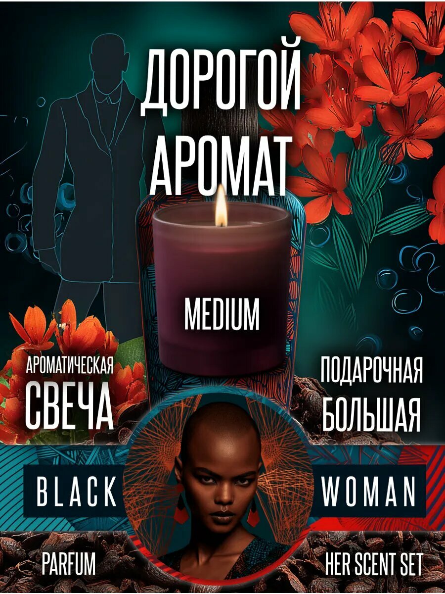 Свечи ароматические формовые с дорогим ароматом