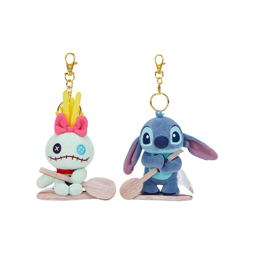 Disney x Disney Store Stitch Японский стиль Ряд Маленькие Золотые Куклы Плюшевый Украшение 12см 13см Высота