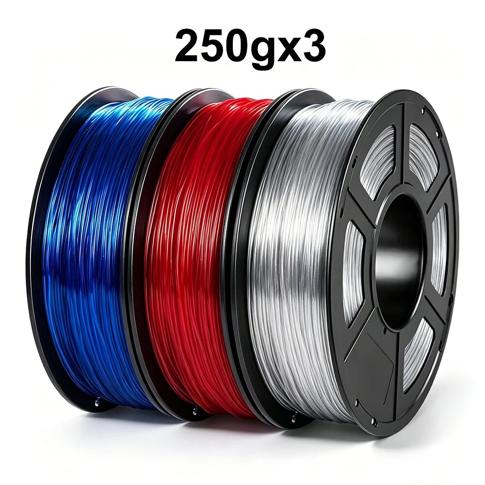 EasyThreed 3D TPU нить гибкая прозрачная 1.75 мм