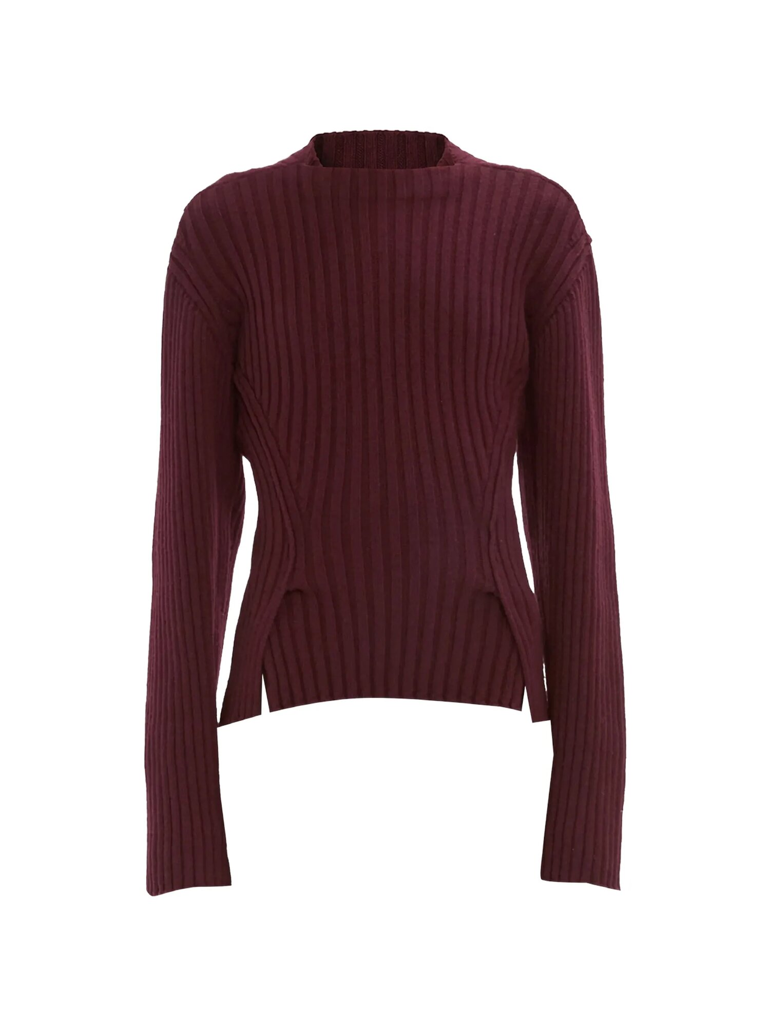 Свитер Ribbed-knit cut-out sweater
