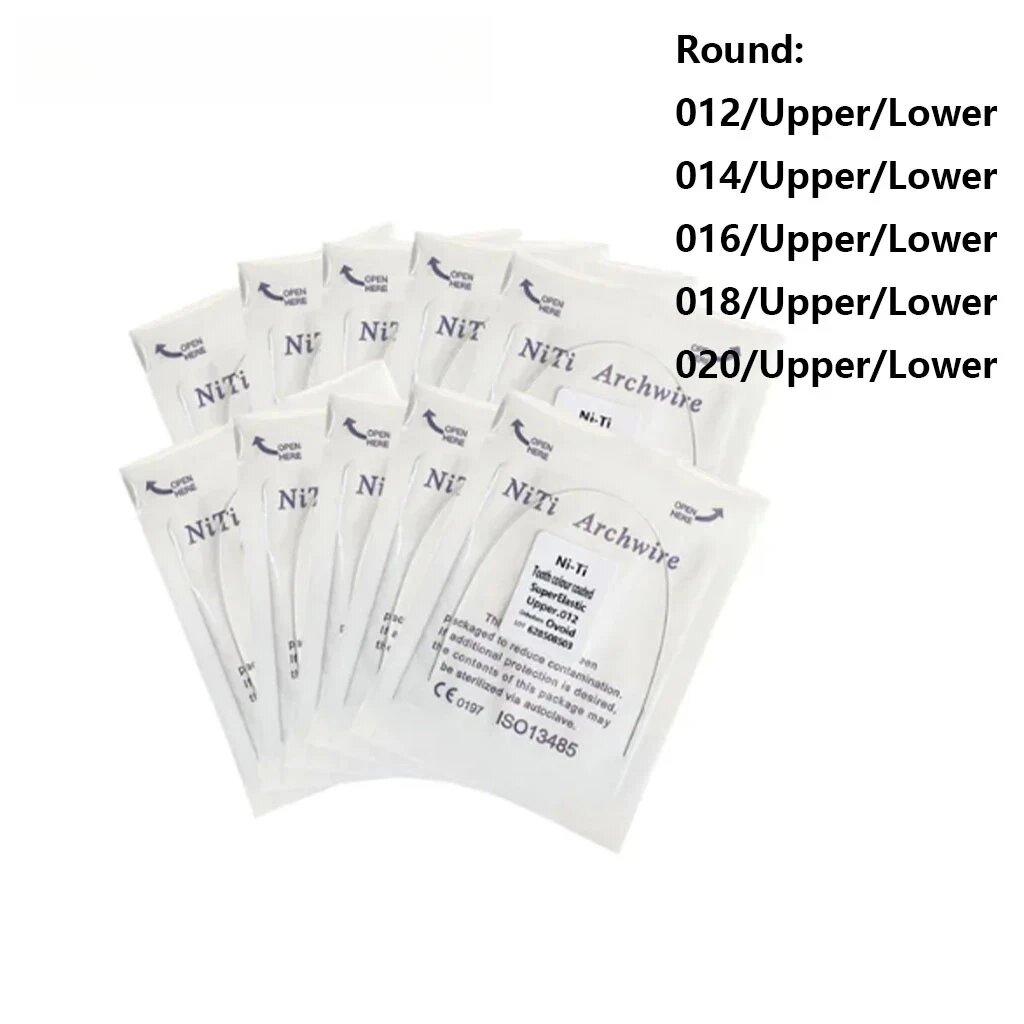 Niti Archwire Round Upper/Lower 012-020 MIX
