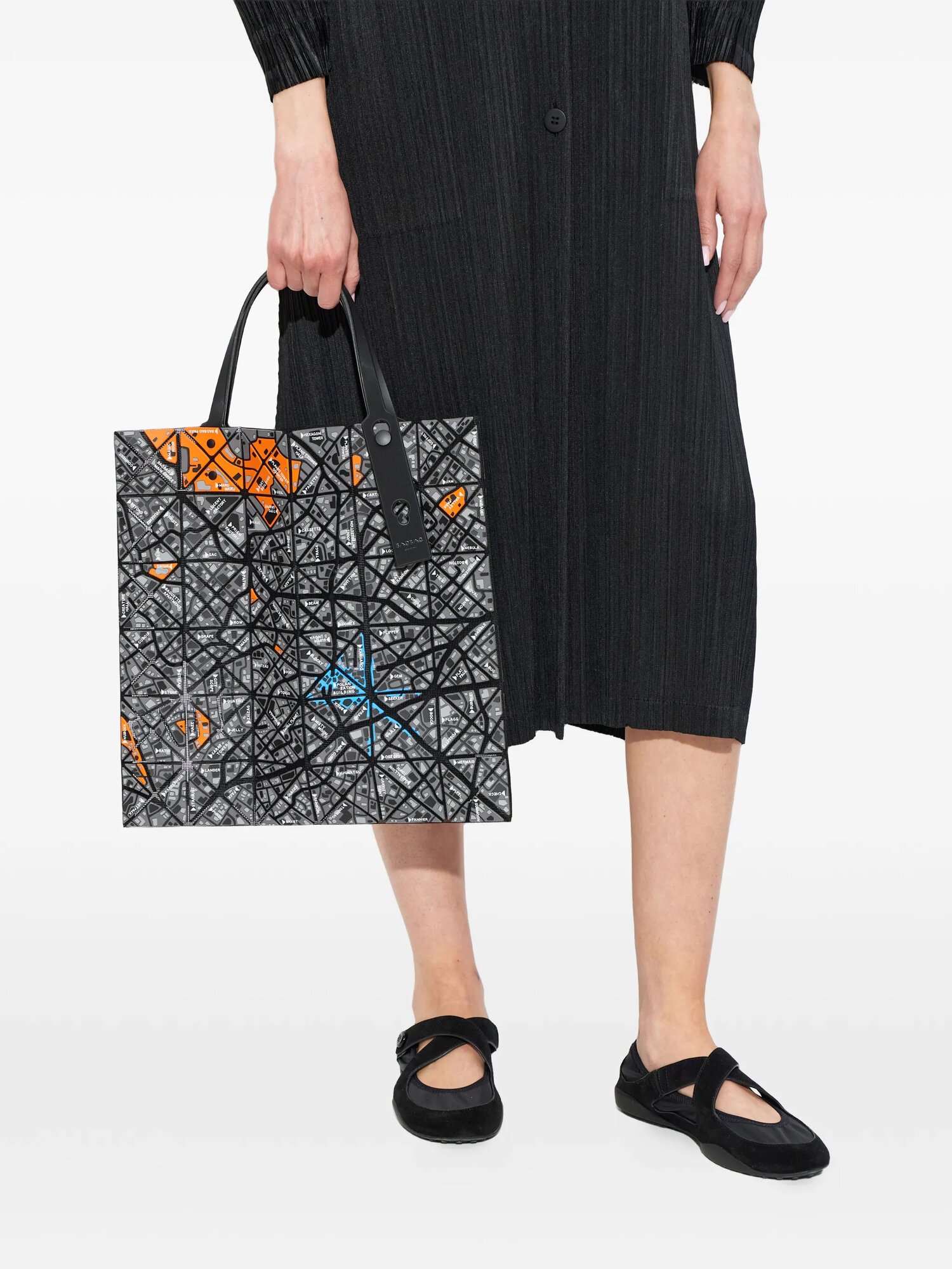 Сумка Bao Bao Issey Miyake Map, grey — фото 1