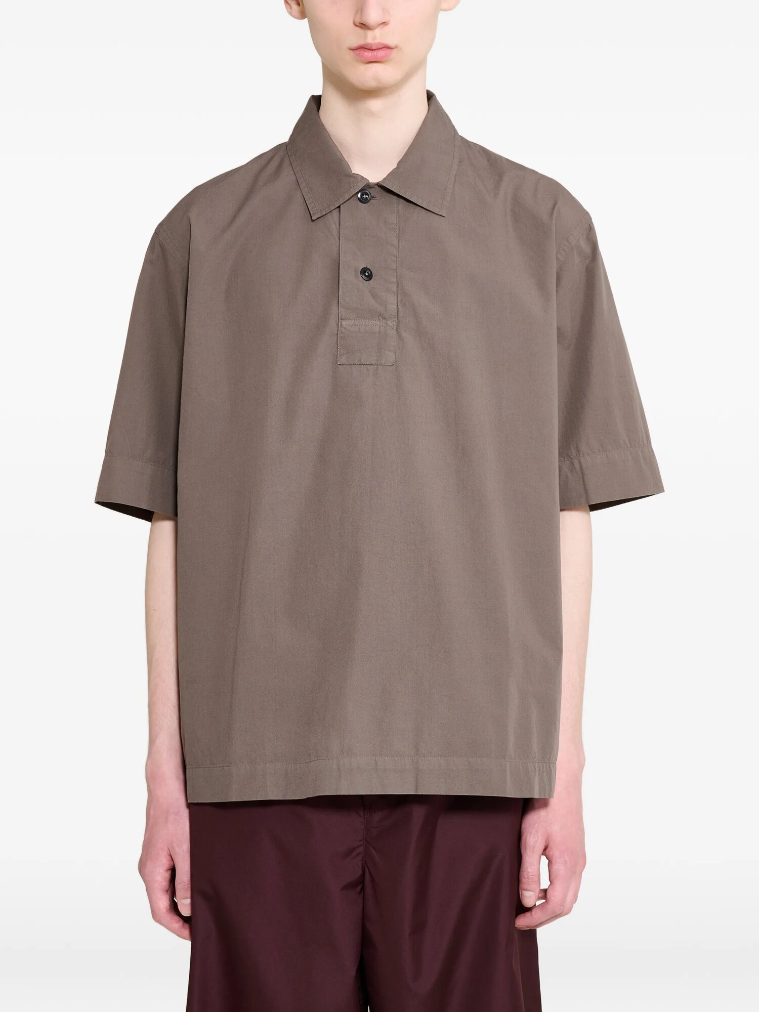 Рубашка Margaret Howell MHL. Offset Placket polo shirt