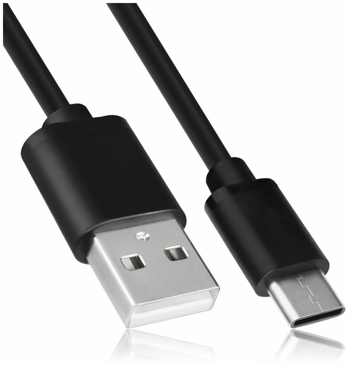 Универсальный премиум кабель USB - C для зарядки и синхронизации данных Type- C Android / Кабель для зарядного устройста Samsung, Oppo, Xiaomy, Mi, Huawey, One Plus, Motorola, Mac BooK, Alcat / Черный (Black) 1,5 m