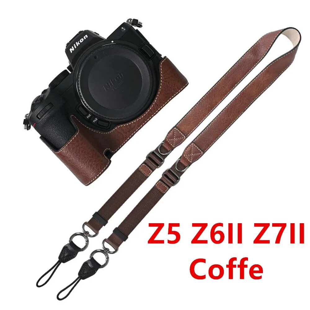 Чехол-накладка Olivemoon для Nikon Z6III Z6II Z7II Z5 Z50II Коричневый, Z5Z6IIZ7II Coffe
