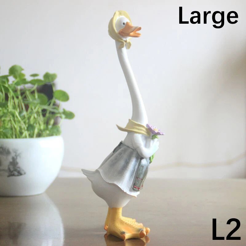 Статуэтка утки из резины L2