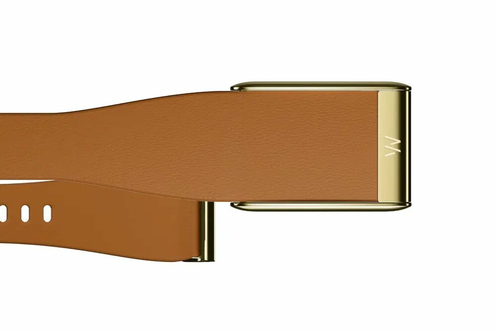 Whoop MG LeatherLuxe Camel with Gold/14mm/размер S - сменный, люксовый ремешок из настоящей итальянской кожи