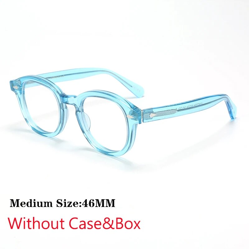 Винтажная оправа для очков Bellcaca Лемтош, ацетат, унисекс blue 46mm