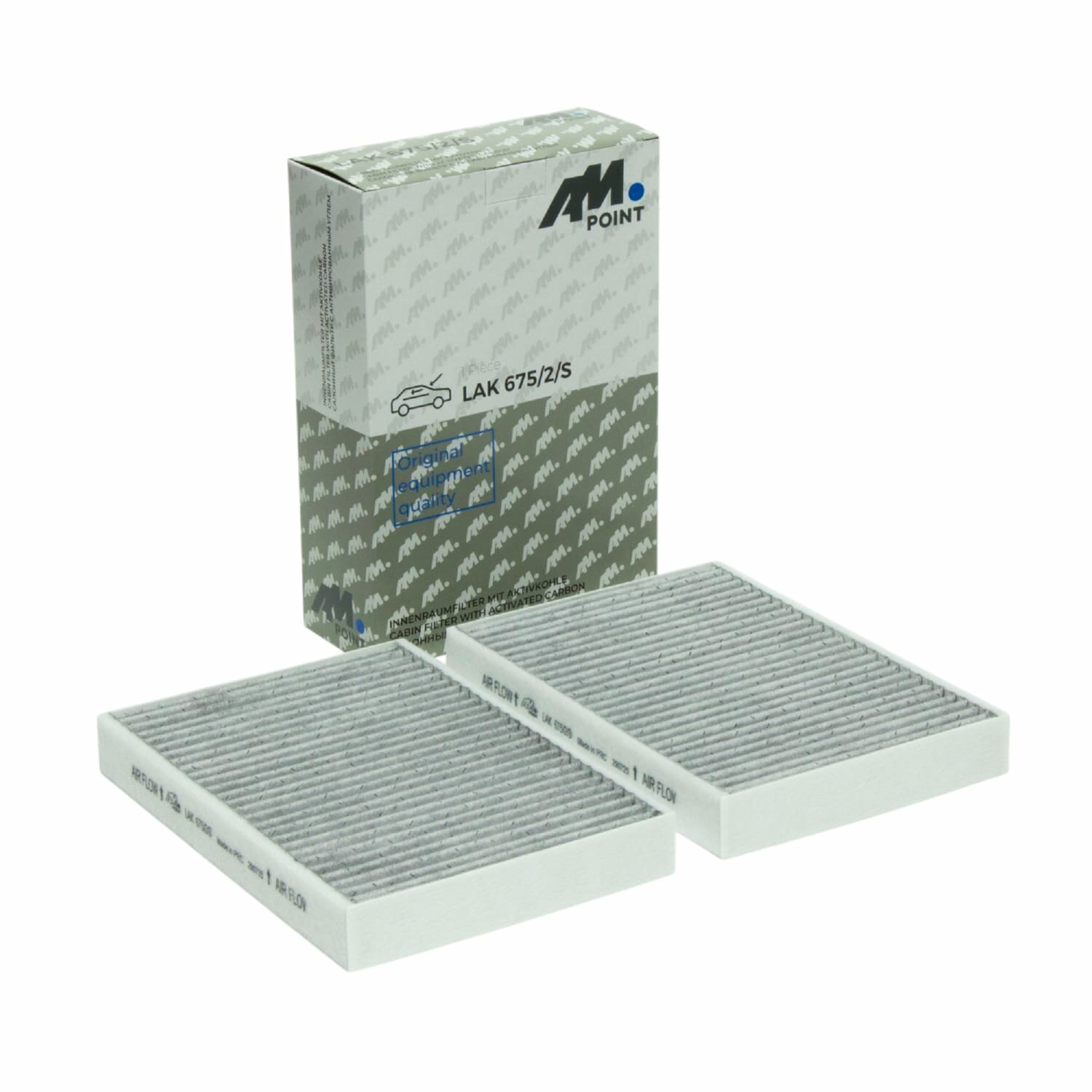 Фильтр салонный угольный AM Point LAK675/2/S