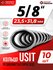 Кольцо уплотнительное гидравлическое USIT 5/8" 10 шт.