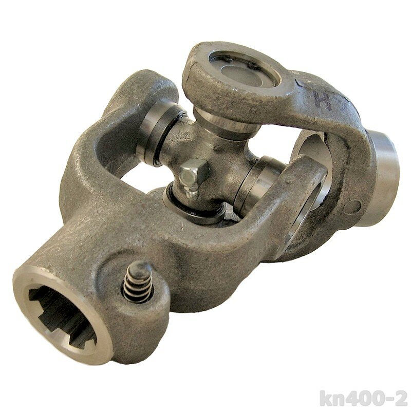 Шарнир карданный КН-400, шлиц 1 3/8" z6 с фиксатором - круг под сварку d=55,1, для сельскохозяйственных машин — фото 1