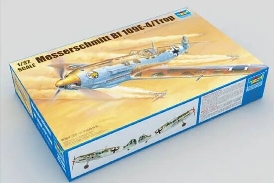 Trumpeter 1/32 Мессершмитт Bf 109E-4 Тропический Самолеты