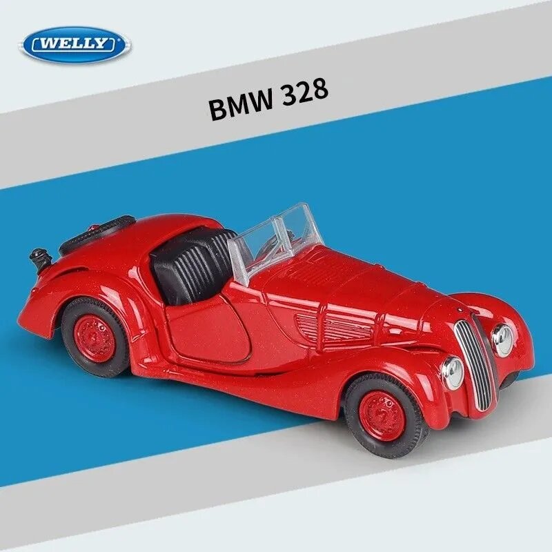 Welly 1:36 BMW 328 модели автомобиля Игрушки Подарок на день рождения