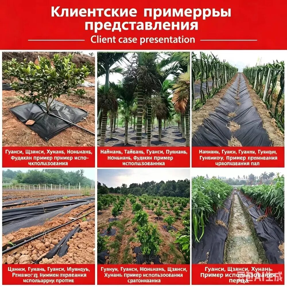Укрывной материал Спанбонд, 0.6x0.6 м, 100 г-кв. м, 10 шт