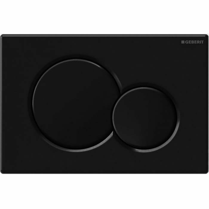 Кнопка смыва для инсталляции Geberit Sigma 01 115.770. DW.5 Черная глянцевая