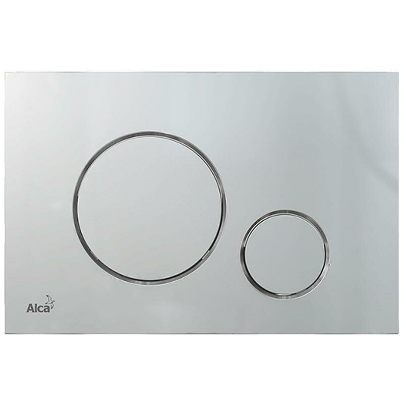Кнопка смыва для инсталляции Alcaplast Thin M672 Хром матовый