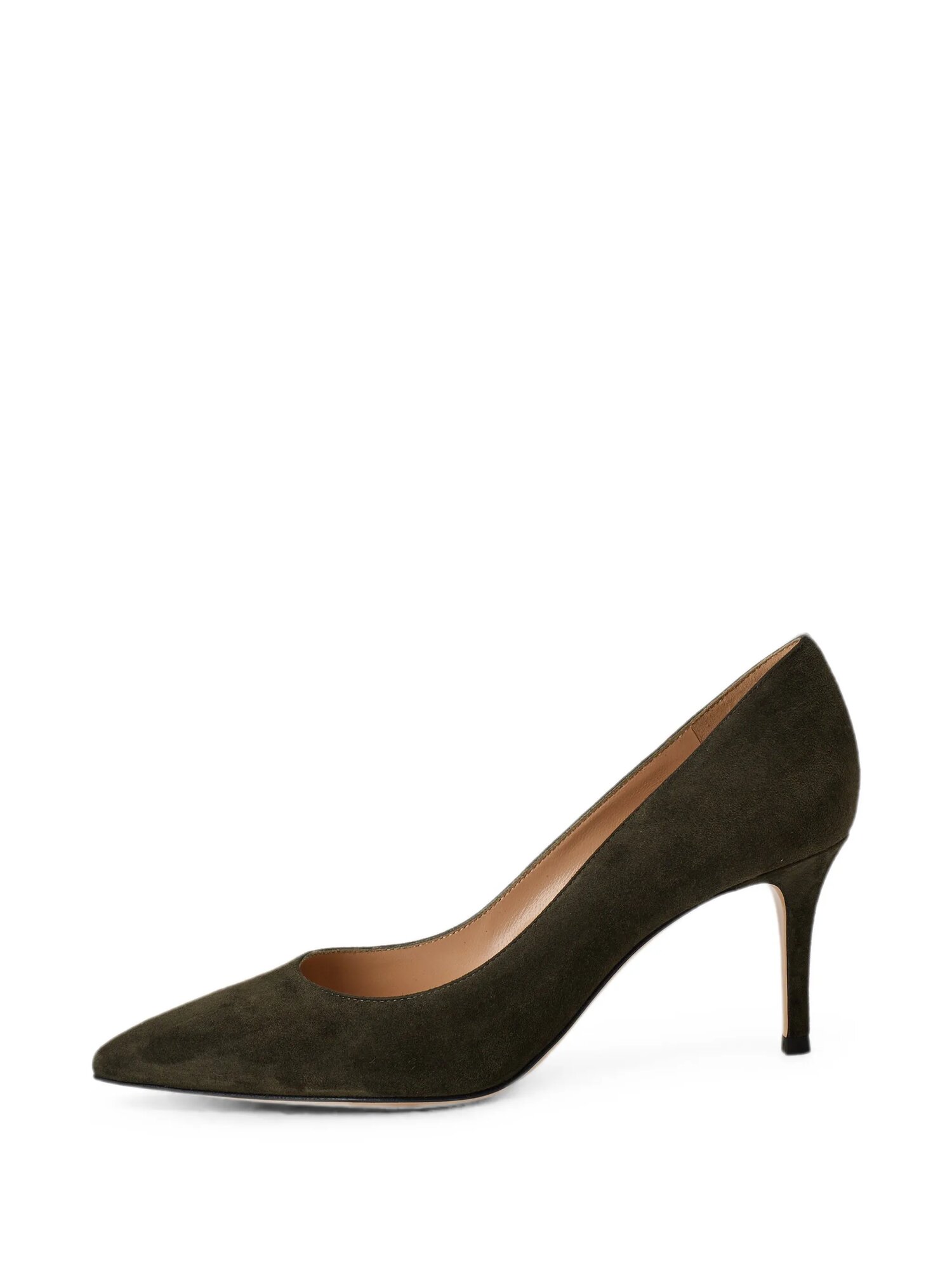 Туфли Gianvito Rossi Gianvito 70 pointed-toe suede heeled pumps