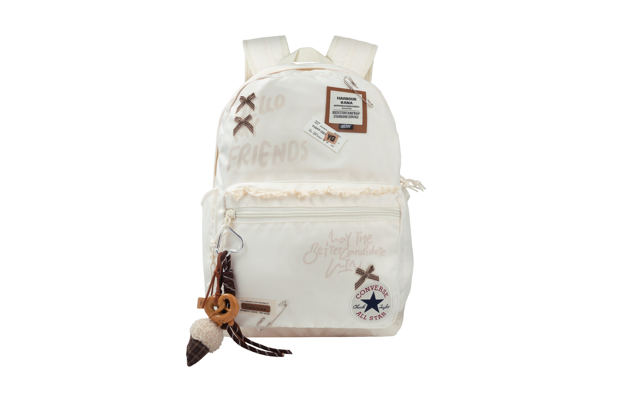 Рюкзак унисекс Converse Polyester Sweet Fun Messenger Regular, белый