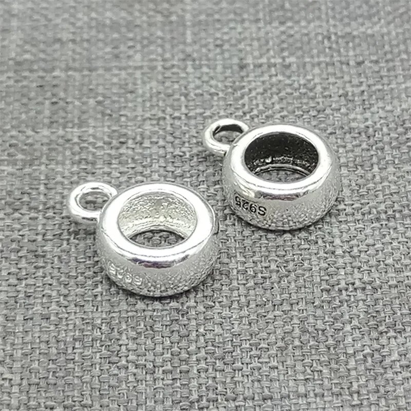 5 штук бусин-разделителей Zewelis из серебра 925 Oxidized(5 pieces)