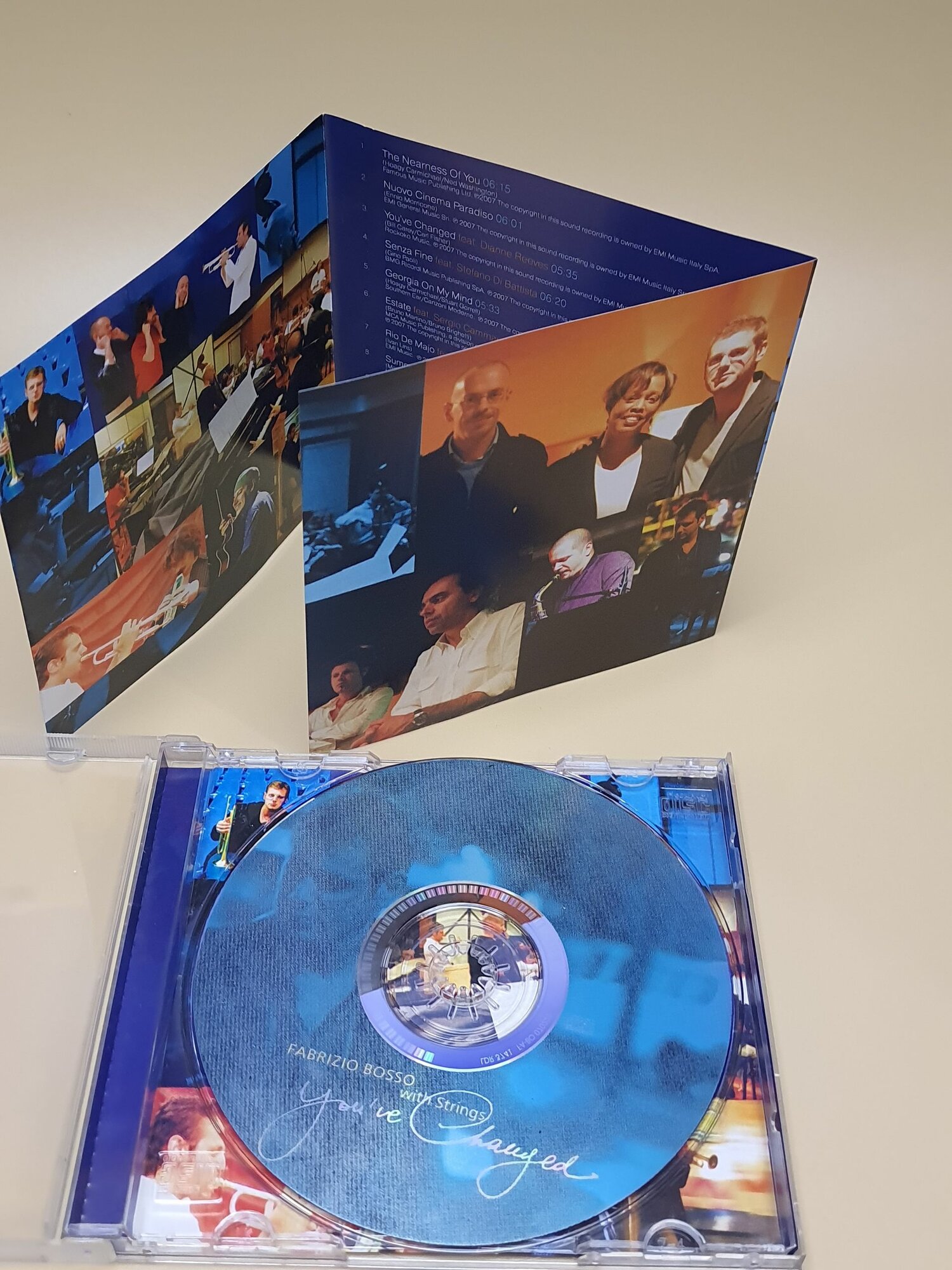 Fabrizio Bosso "You've Changed". CD диск. 2007 г. — фото 1