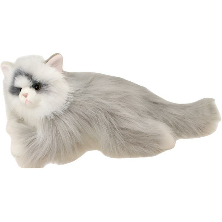 Кукла унисекс Tak Bebe Персидская Кошка Плюшевая Игрушка, 50CM EU, Gray Ragdoll Cat