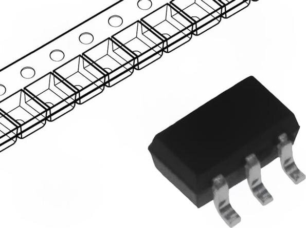 NEXPERIA BC847BS,115 Транзистор NPN x2, биполярный, 45В, 100мА, 300мВт, SOT363, 1шт