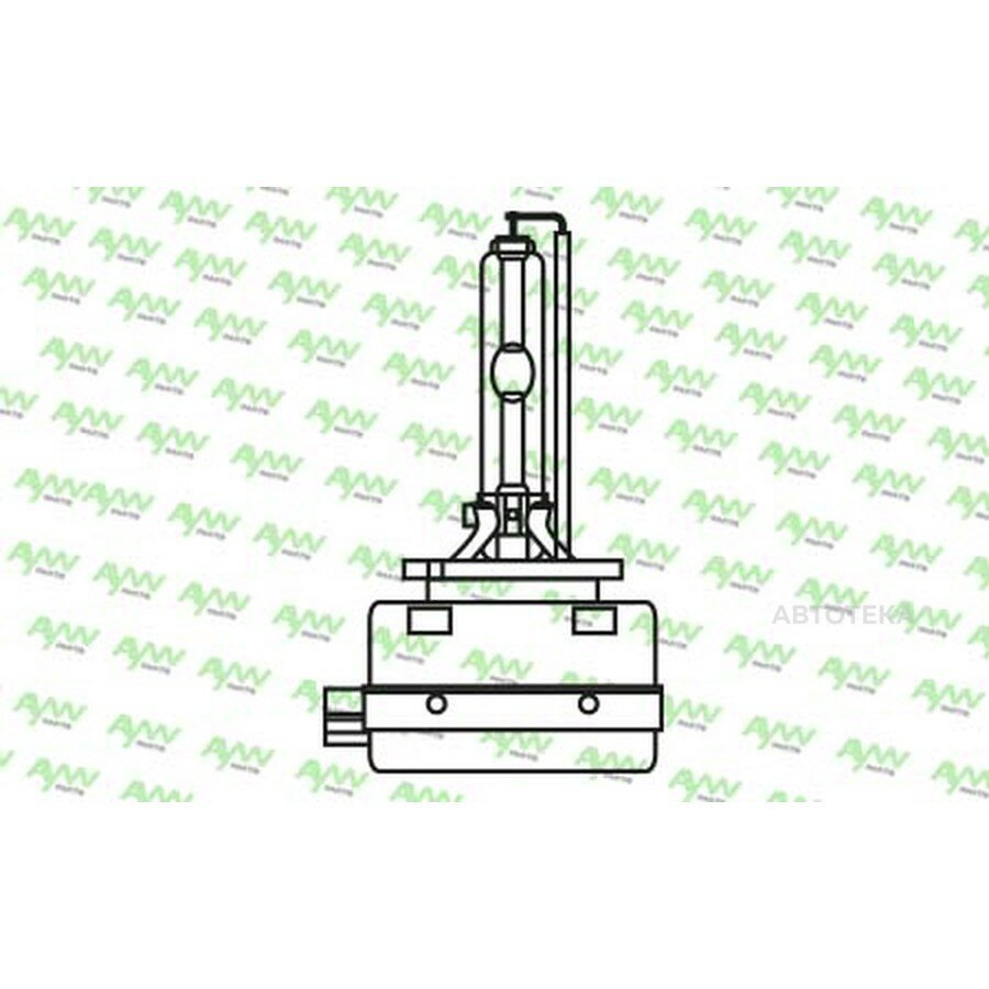 Комплект лампы газоразрядной D1S 12V 35W PK32d-2 4300K Комплектлампыгазоразрядно AYWIPARTS AW1930023B2