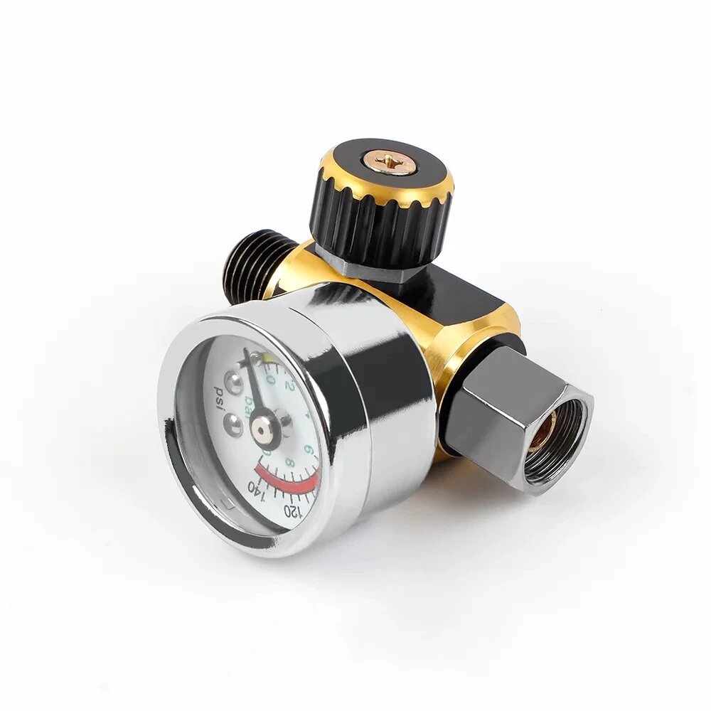 Регулятор давления воздуха для распылителя краски 0-140 PSI 1 pc1