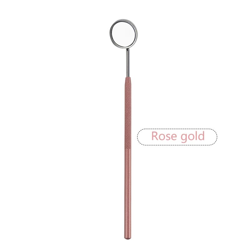 Увеличительное зеркало для наращивания ресниц myaokue-up rose gold