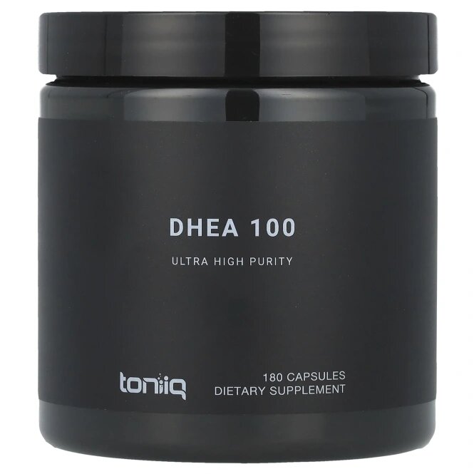 Toniiq DHEA, дгэа 100, 180 капсул (100 мг на капсулу)из США