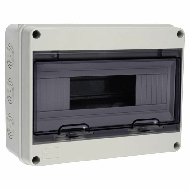 Бокс модульный накладной PDB/W 4012 GR (ЩРН-ПГ-12) IP65 пластик. Pro JazzWay 5072084
