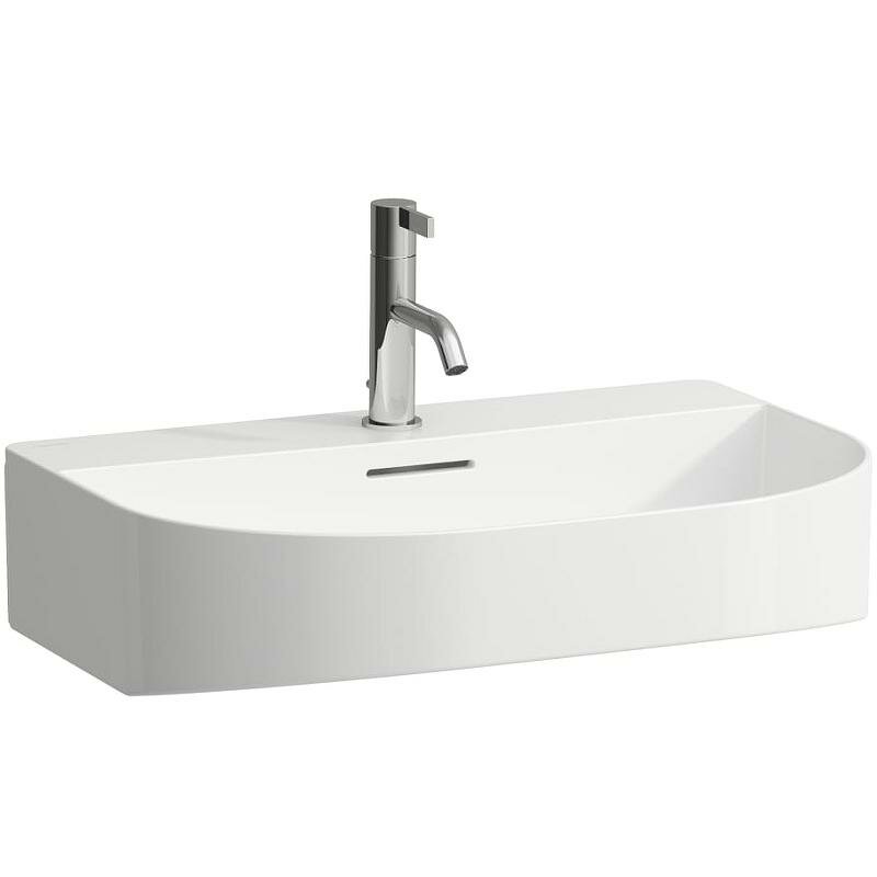 Раковина Laufen Sonar 60 8.1634.2.000.104.1 Белая, керамика, подвесная полувстраиваемая