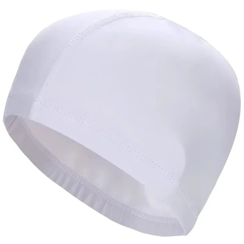 Водонепроницаемая шапочка для плавания из полиэстера Белый, C102-white-1pcs