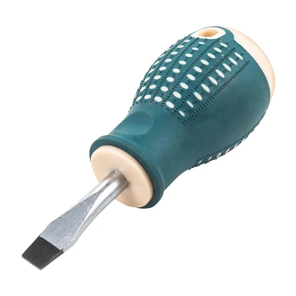 Отвертка шлицевая короткая SL6.5х38мм ROCKFORCE LIGHT