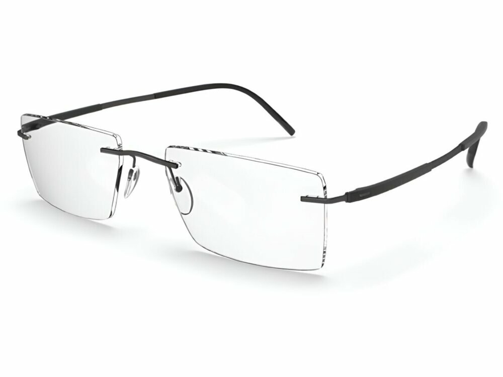 Оправа Silhouette Sil_TitanDynamics_Contour 5540_DR 9040, тип оправы безободковая, материал оправы металл, пол мужские, форма оправы прямоугольная
