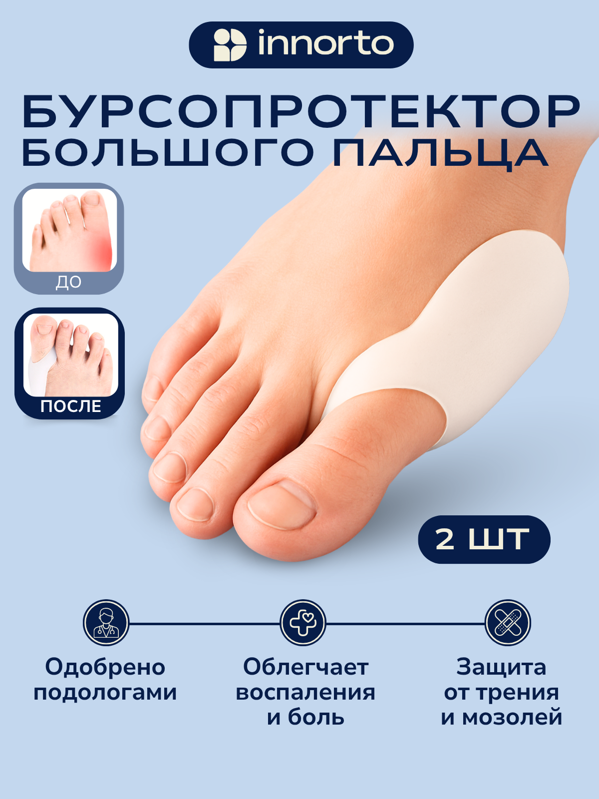 Бурсопротектор большого пальца ноги 35168
