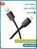 Дата-кабель Hoco X113 USB-Lightning, 1 м, черный