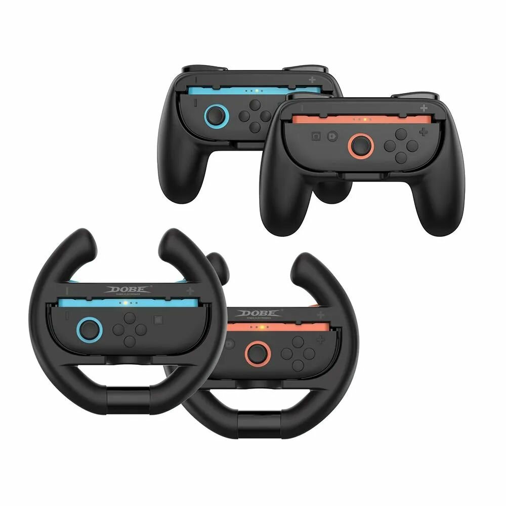 Набор держателей руль и геймпад DOBE для Joy-Con 2 Nintendo Switch 2, 4шт, TNS-5110